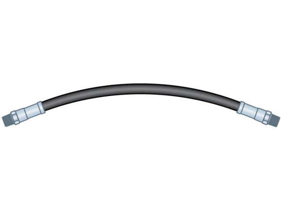 Grease Hose Standard Duty 12 inch 1/8