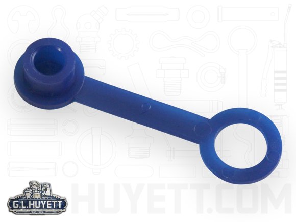Grease Fitting Cap Tab Blue