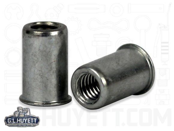 Rivet Nut Smooth CAO #10-24 x 130 Z3 100 Pack