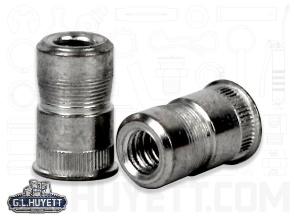 Rivet Nut Smooth CAT 3/8-16 UNC LCS CD 25 Pack