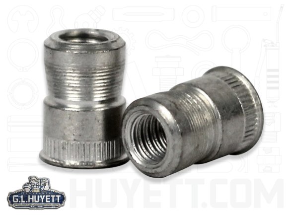 Rivet Nut Smooth CFT #10-32 UNF Low Carbon Steel Z3
