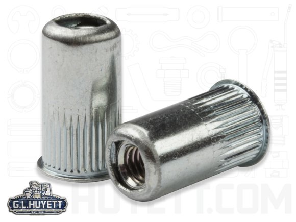 Rivet Nut Knurled RFK #10-32 x 150 Low Carbon Steel Z3