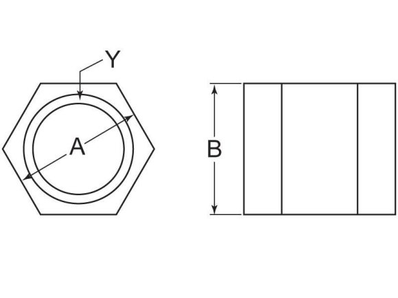Lock Nut M10x1.5 x 11.5 PL