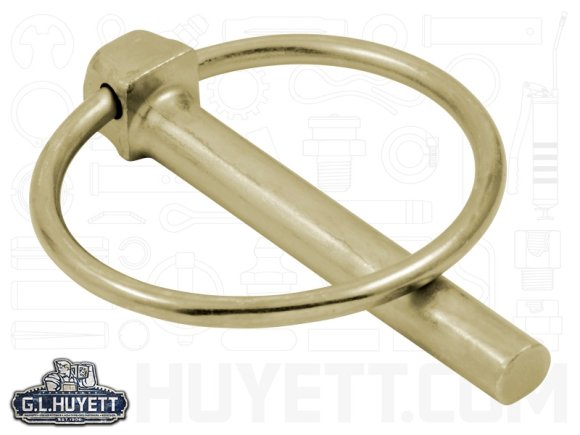 Lynch Pin 5/16" x 1-5/8" Carbon Steel Zinc Yellow