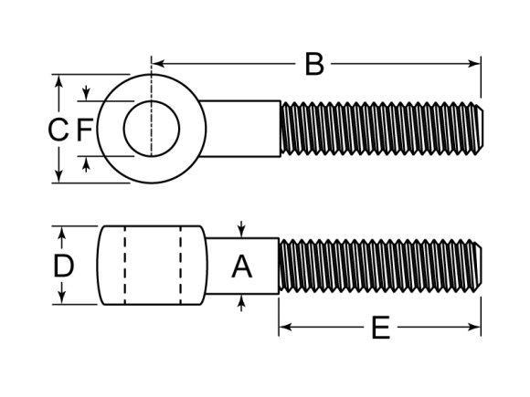 Rod End 5/8C RH x 4, 5/8 PH CS SC
