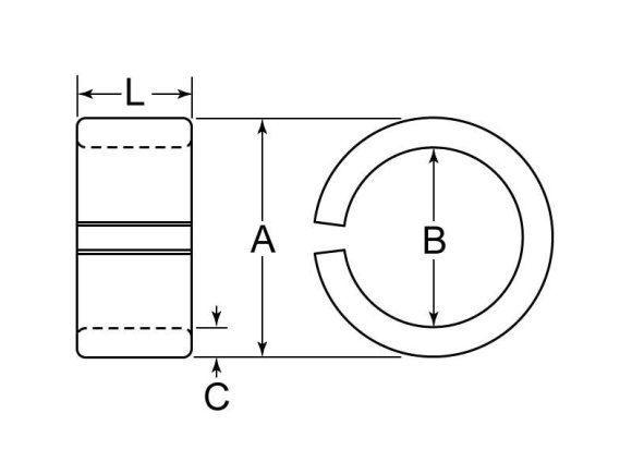 Compression Limiter M5 x 8 HCS Z3