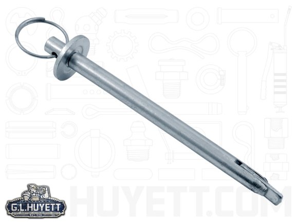 Hitch Pin Swivel Lock M20 x 150 Zinc Clear