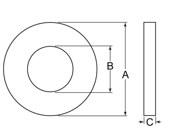 Machine Bushing Narrow Rim 1 x 5/8 x 18g ZY