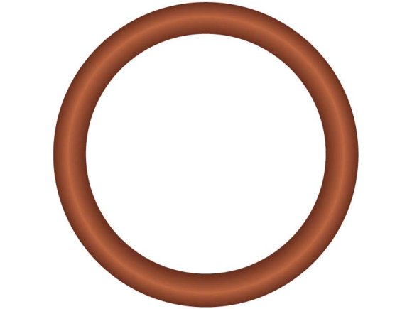 O-Ring 11/16" x 9/16" x 1/16" Viton 75 Durometer Brown