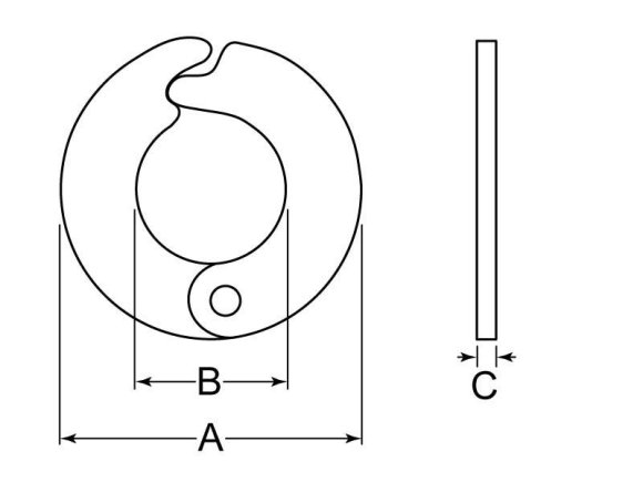 QR Washer 2 x 1 x 1/8 ZC
