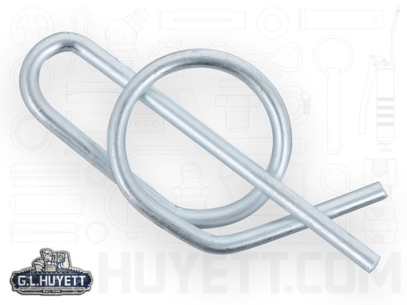 Ring Cotter Standard Duty 1/2 Carbon Steel Zinc Clear