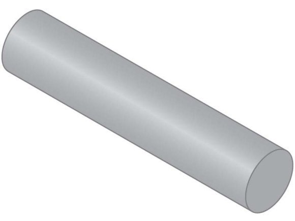 MAK-A-PIN Round Key Stock 1/2 x 1 Ft Stainless Bilateral