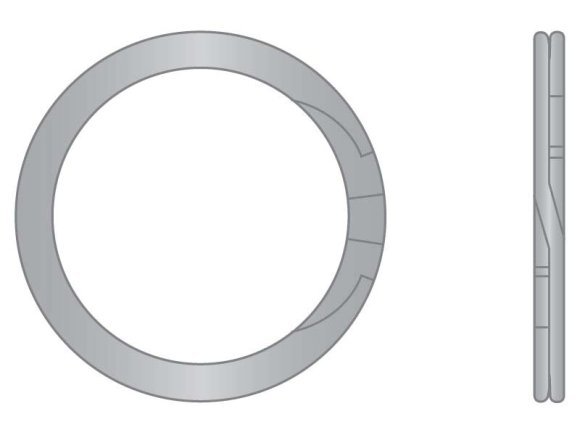 Spiral Retaining Ring External HD 1/2 Stainless Steel