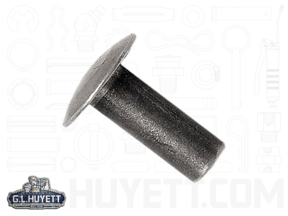 Truss Head Rivet 1/4" x 1/2" PL