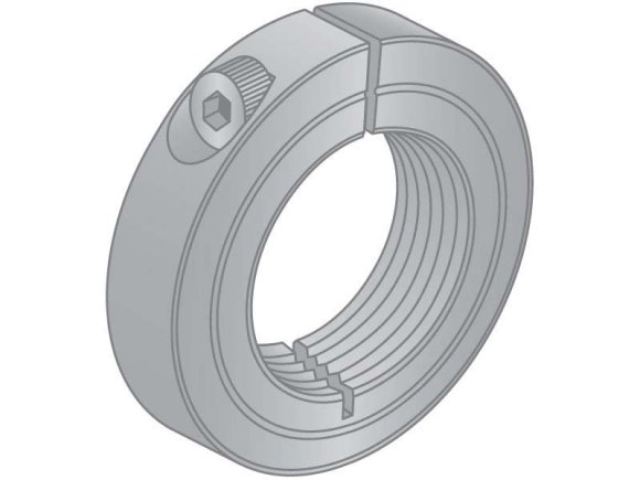 Thrd Split Collar 7/8 x 3/8 x 3/8 SS