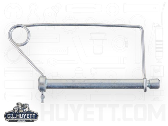 Snap Safety Pin Coil Tension 1/4 x 3 LD Steel ZC