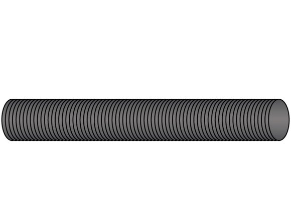 Threaded Rod #10-24 x 3 Ft UNC Carbon Steel Plain