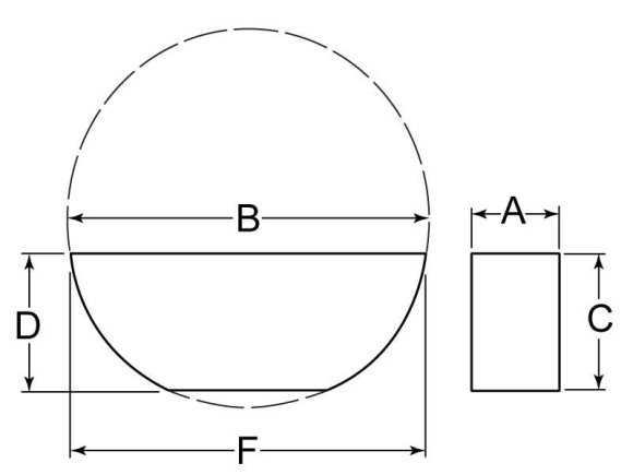 Woodruff Machine Key 1/8 x 1/2 Alloy Steel