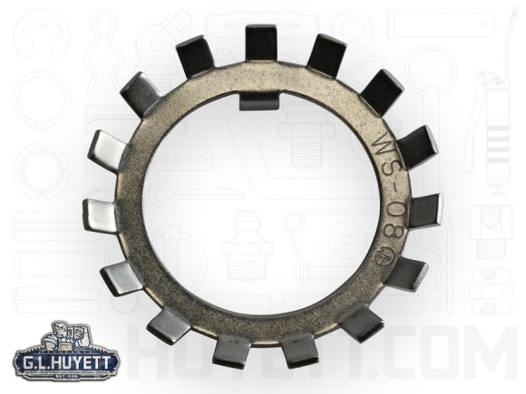 Bearing Lock Washer Std 2.468 x 1.583/1.603 x .053/.063 SS PV 15 Tang
