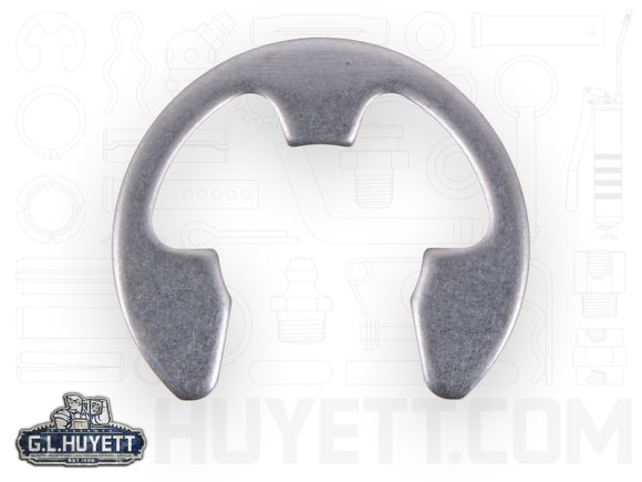E-Clip Bowed External Retaining Ring Clip 1/2 SS PL