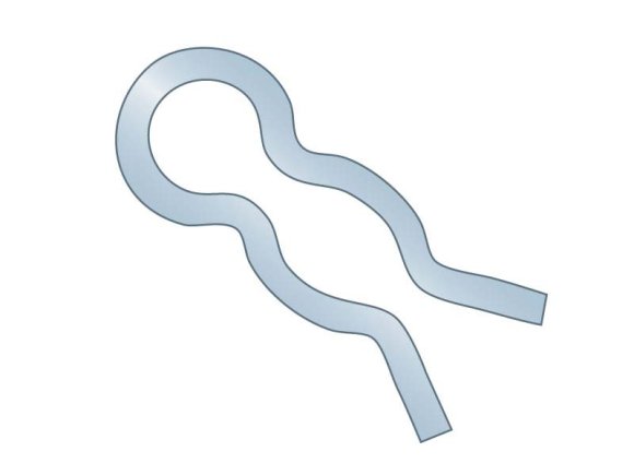 Hitch Hairpin Cotter Clip .035 x 13/32 MB Spring Wire ZC