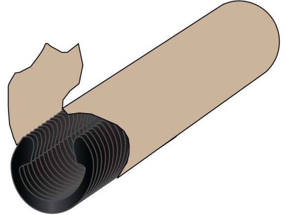 Crescent External Retaining Ring Clip 1 CS Phos 250 Pc Stk