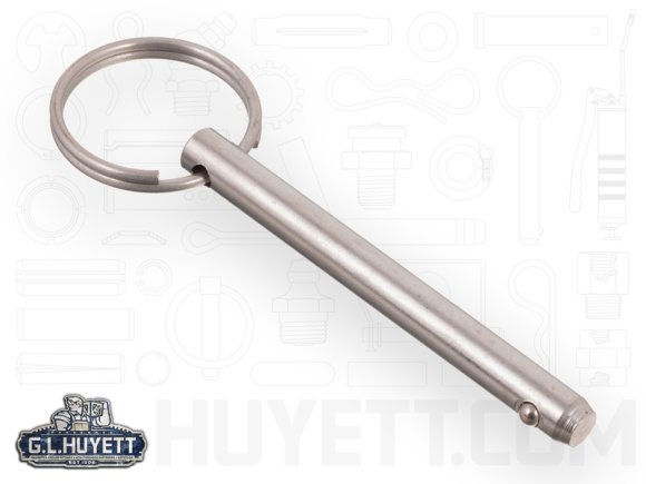 Detent Pin 1/4 x 2.250 (2-1/4) 300 Series Stainless Steel Plain