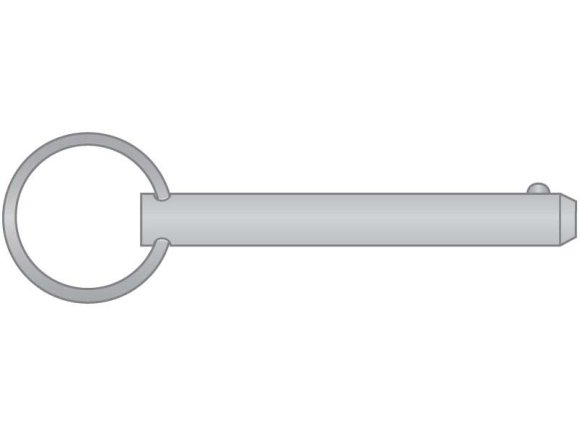 Detent Pin 3/8 x 4.000 (4) 300 Series Stainless Steel Plain