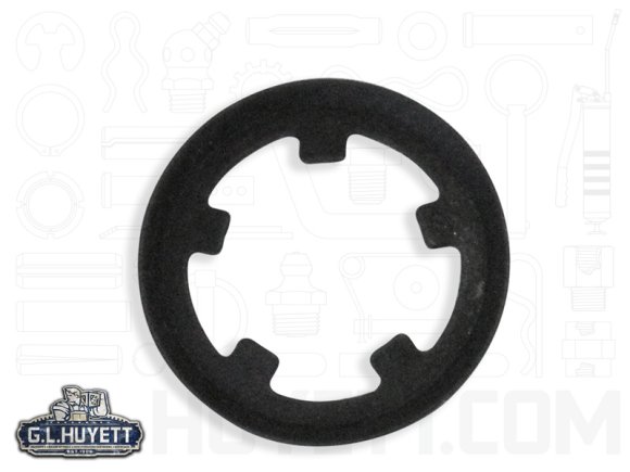 Push-On Reinforced Retaining Ring Ext M7 CS Steel Phos