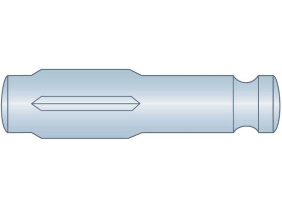 Groove Pin 7/32 x 1-1/4 Type G Low Carbon Steel Zinc Clear