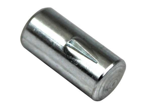 Groove Pin 1/4 x 1/2 Type D Low Carbon Steel Zinc Clear