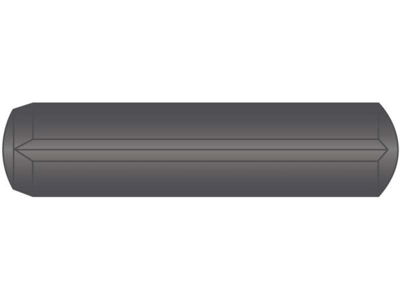 Groove Pin 12 mm x 45 mm Low Carbon Steel Oiled DIN 1473