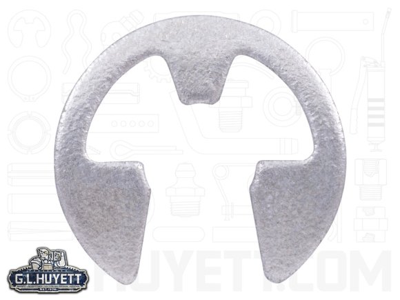 E-Clip Bowed External Retaining Ring Clip 1/4 CS ZC