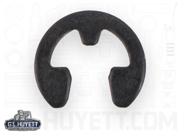 E-Clip Bowed External Retaining Ring Clip 3/8 CS PH
