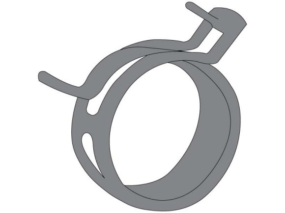 Hose Clamp #32 TB Magni 511 Black