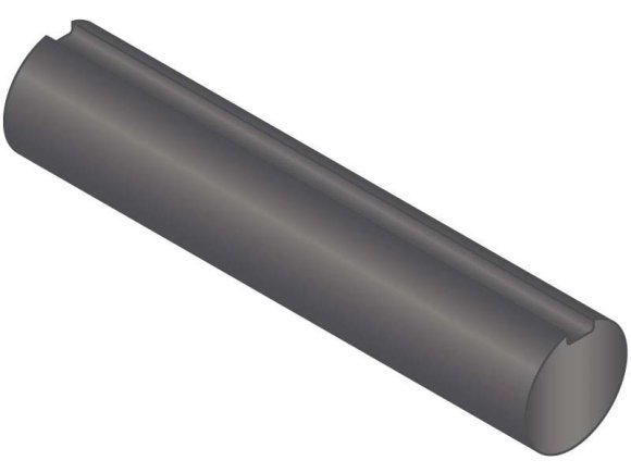 Full Keyed Shaft 1 in x 10 Ft LCS