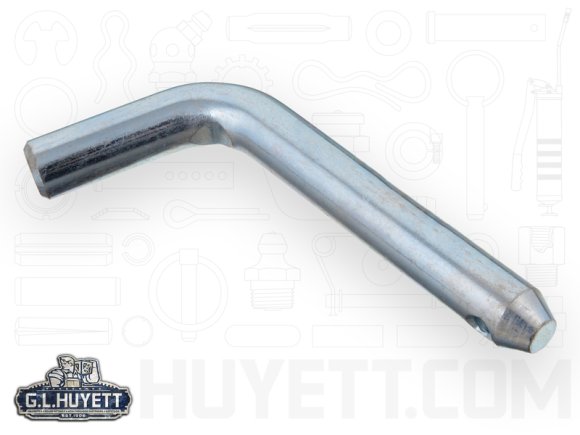 Bent Pin 1/2 x 3 Carbon Steel Zinc Clear