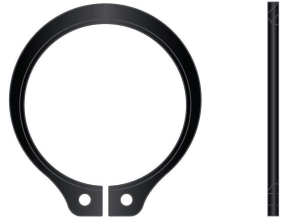 Snap Retaining Ring Beveled External 2-5/32 ZPhC MS16630