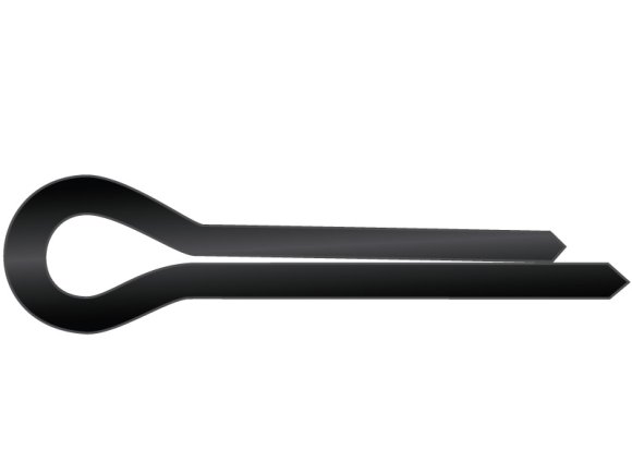 Cotter Pin 3/16 x 2-1/2 Carbon Steel Cadmium NASM24665