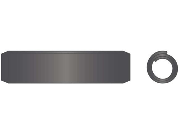 Coiled Spring Pin HD 1/16 x 7/8 Carbon Steel Phos MS39086