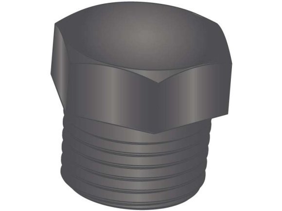 Plug, Pipe 2 HX HD ASME B16.11 LC PL