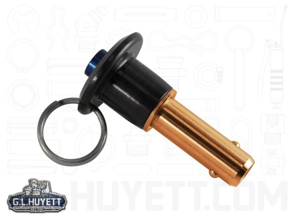 Positive Lock Quick Release Button Hd Pin 3/4 x 4-1/2 AS CD