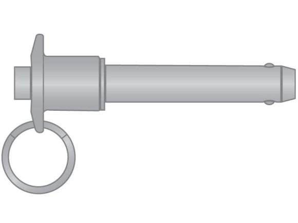 Positive Lock Quick Release Button Hd Pin 5/16 x 1-1/4 SS