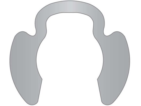 Poodle External Retaining Ring Clip LD 5/32 Stainless Steel