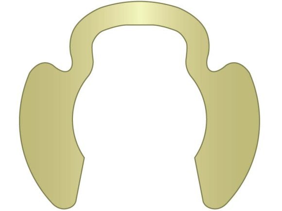 Poodle External Retaining Ring Clip LD 5/32 Spring Steel ZY