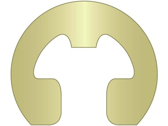 E-Clip Reinforced Retaining Ring Clip 7/32 CS ZY 250 Pc Stk