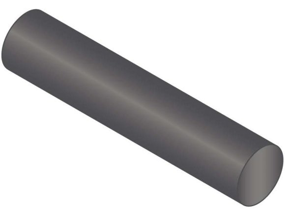 MAK-A-KEY Round Key Stock M12 x 2M Carbon Steel Undersize