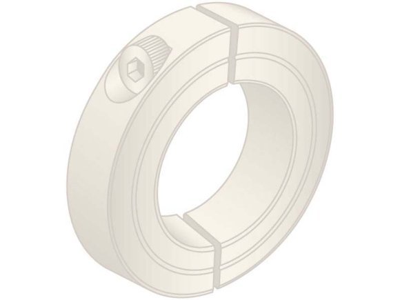 Double Split Collar 2-1/8 x 1 x 3/4 Nylon Plain