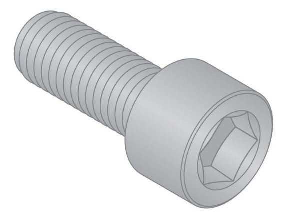 Hex Socket Cap Screw #6-32 x 3/8" SS PL