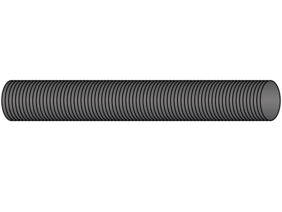 Threaded Rod 2"-8 x 12 Ft UNC B7 Alloy Steel Plain